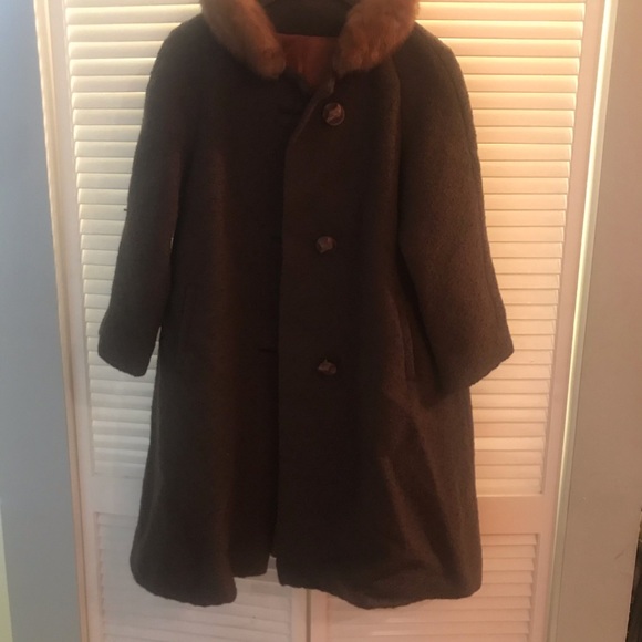 Jackets & Coats | Vintage Brown Pea Coat | Poshmark